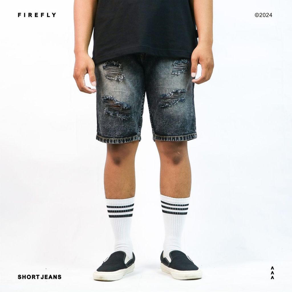 Jual SHORT JEANS RIPPED V2 FIREFLY ORIGINAL | Shopee Indonesia