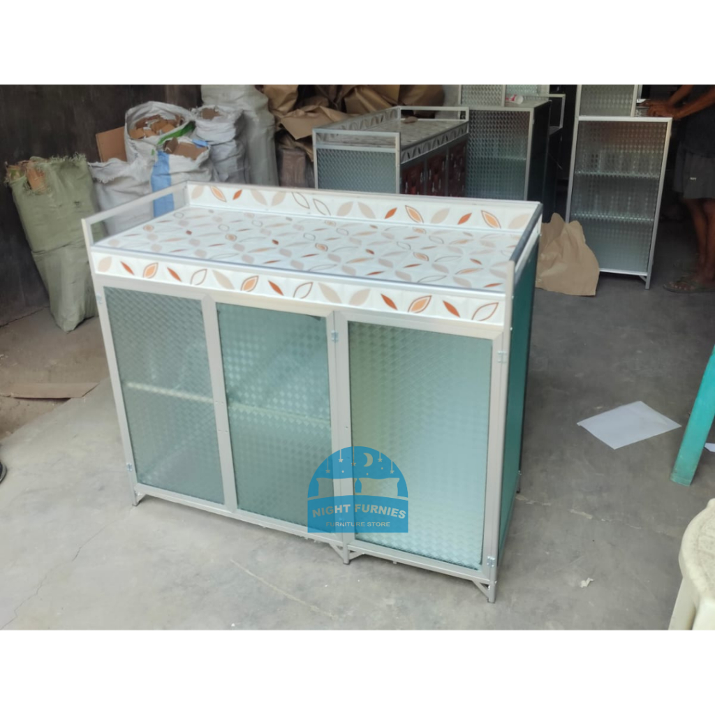 Jual Rak Kompor Rata / Rak Meja Kompor Rata / Meja Kompor 2 Tungku ...