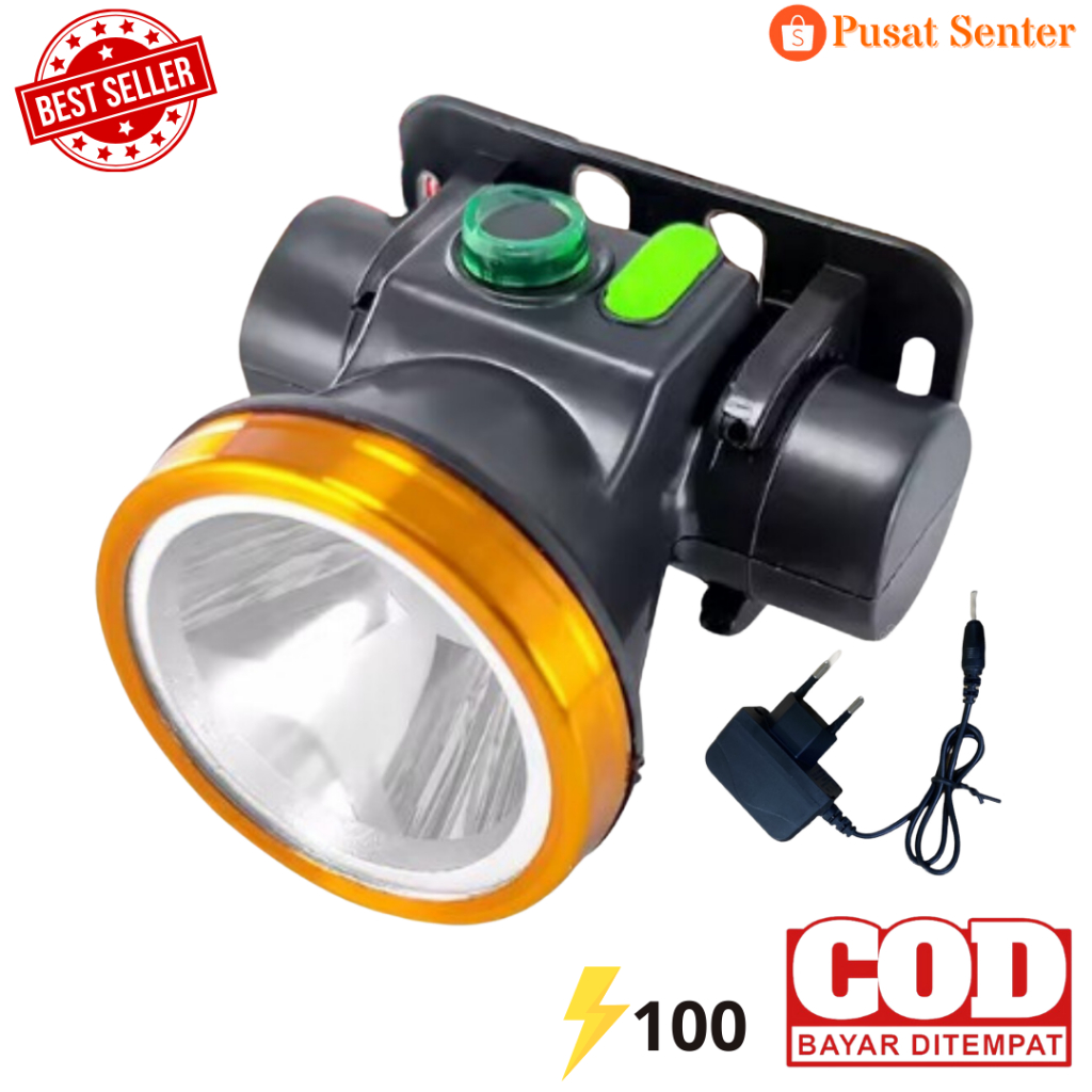 Jual PUSAT SENTER MURAH PREMIUM Senter Kepala Murah LED Super Terang ...