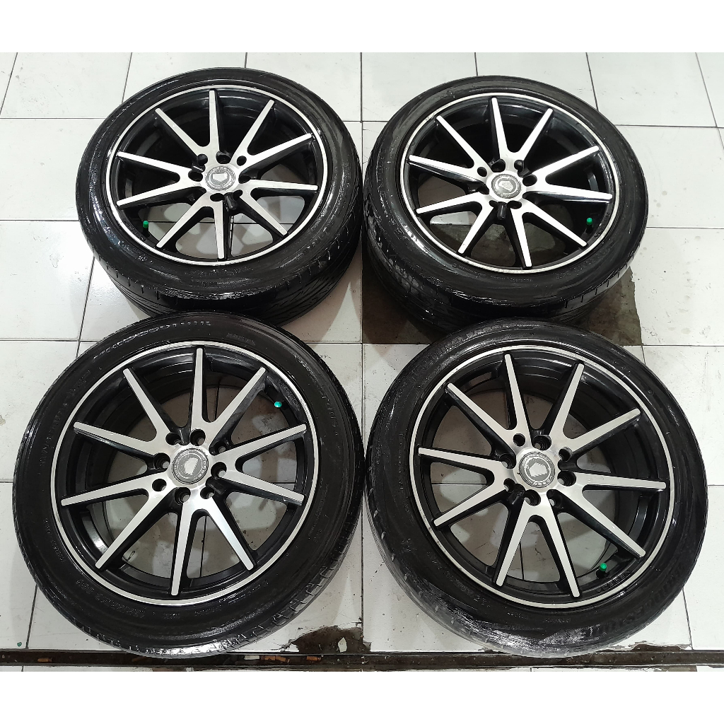 Jual Velg Mobil Bekas Racing Vossen Ring 16 Baut 4x100/4x114,3 (Ban Bonusan) | Shopee Indonesia