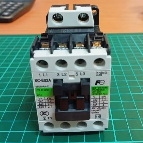Jual Fuji Electric Kontaktor Magnetic Contactor SC-E02A Koil 110VAC RST ...
