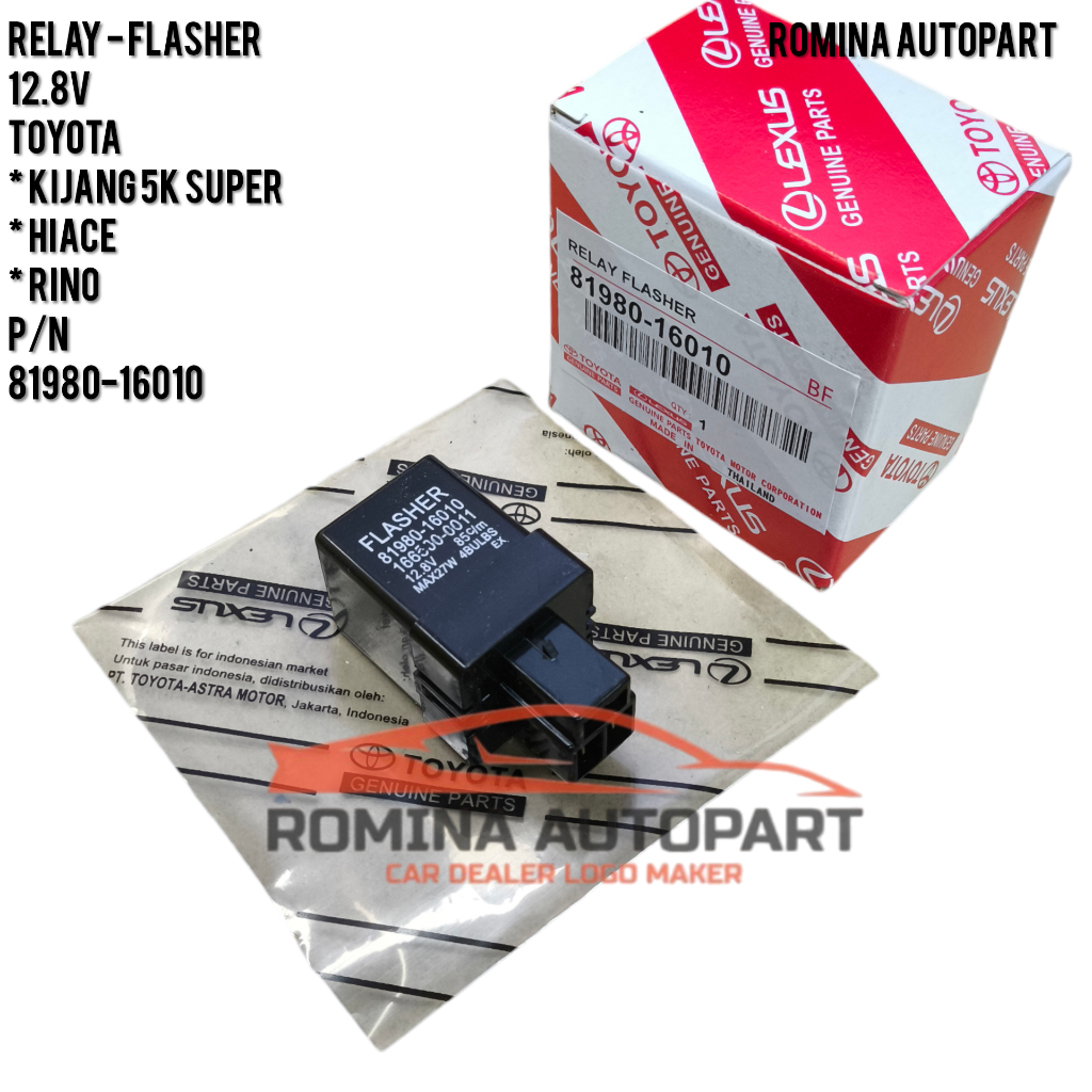 Jual RELAY FLASHER TOYOTA KIJANG 5K HIACE RINO ORIGINAL 1PC | Shopee ...