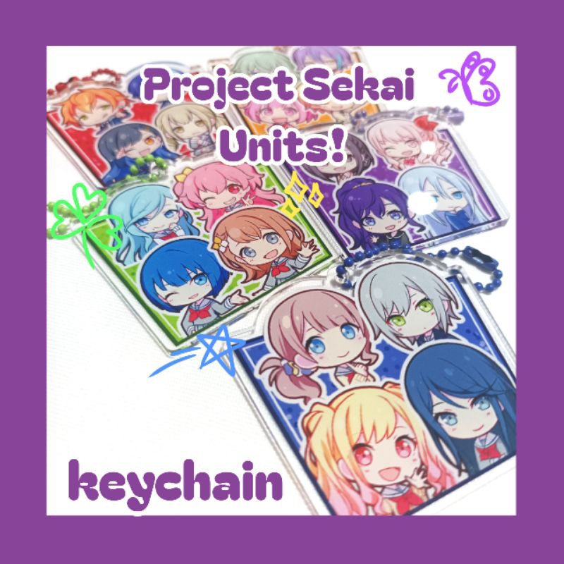 Jual Project Sekai Units Keychain Ballchain | Shopee Indonesia