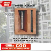 Jual Nako 10x20 roster minimalis / roster lubang angin / roster beton ...