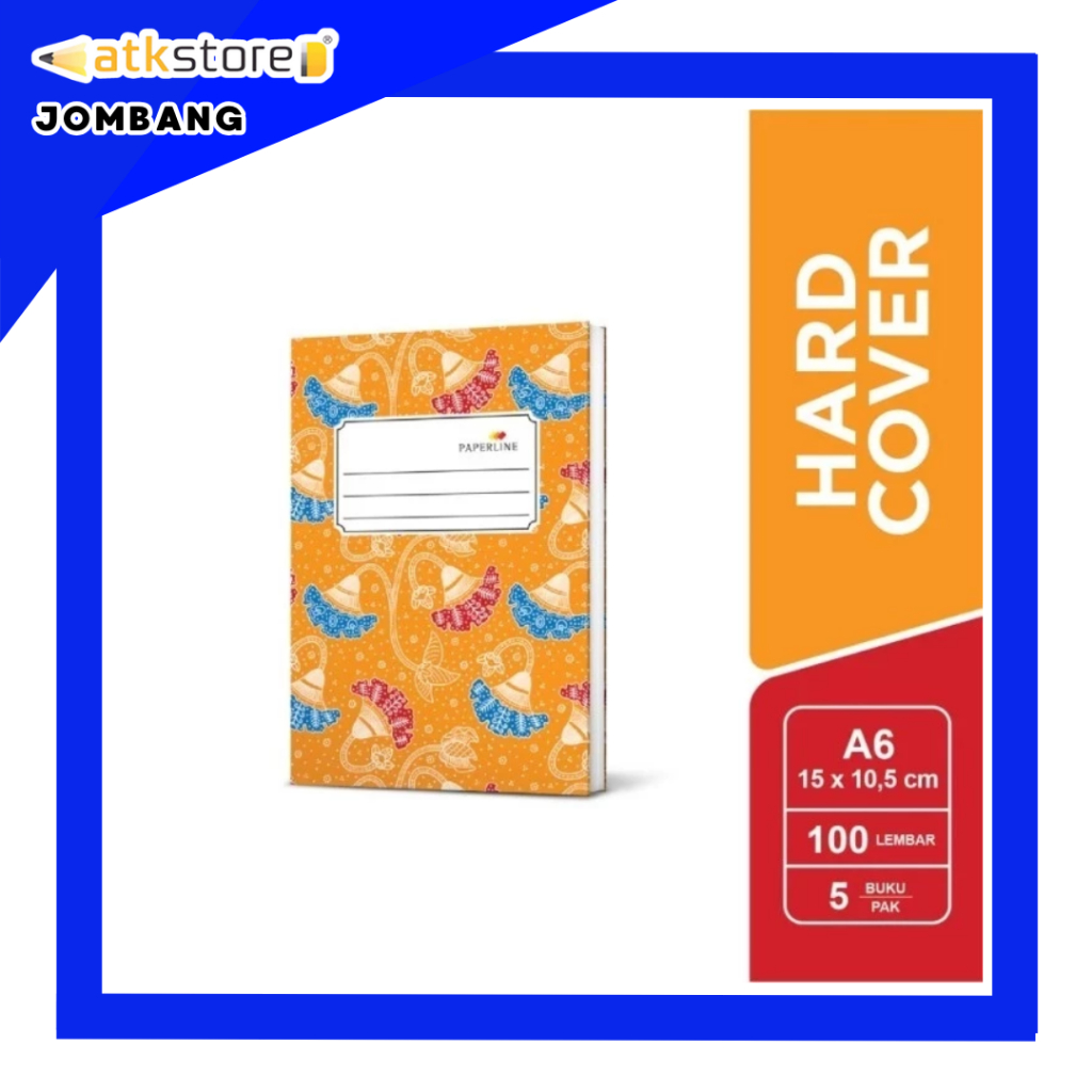 Jual PAPERLINE Buku Hard Cover Ukuran A6 100 Lembar - Buku Catatan ...