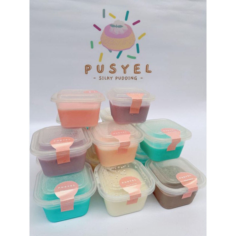 Jual PUDDING PUDING SILKY PUSYEL PUDING SUTER SUTRA PUYO LEMBUT DESSERT ...