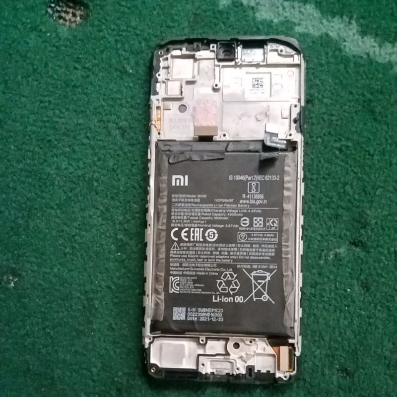 Jual Baterai, frame plus lcd redmi note 10s | Shopee Indonesia