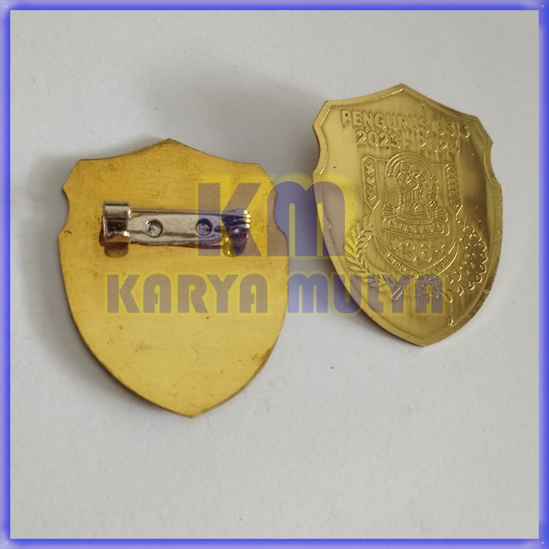 Jual Pin Bros Logo Osis Pin Pengurus Osis Bahan Logam Warna Gold ...