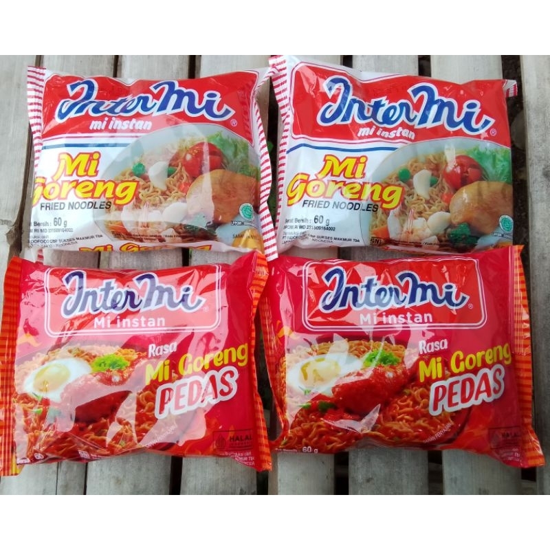 Jual ( 5 PCS ) INTERMIE GORENG / PEDAS 36 g x 5pcs | Shopee Indonesia