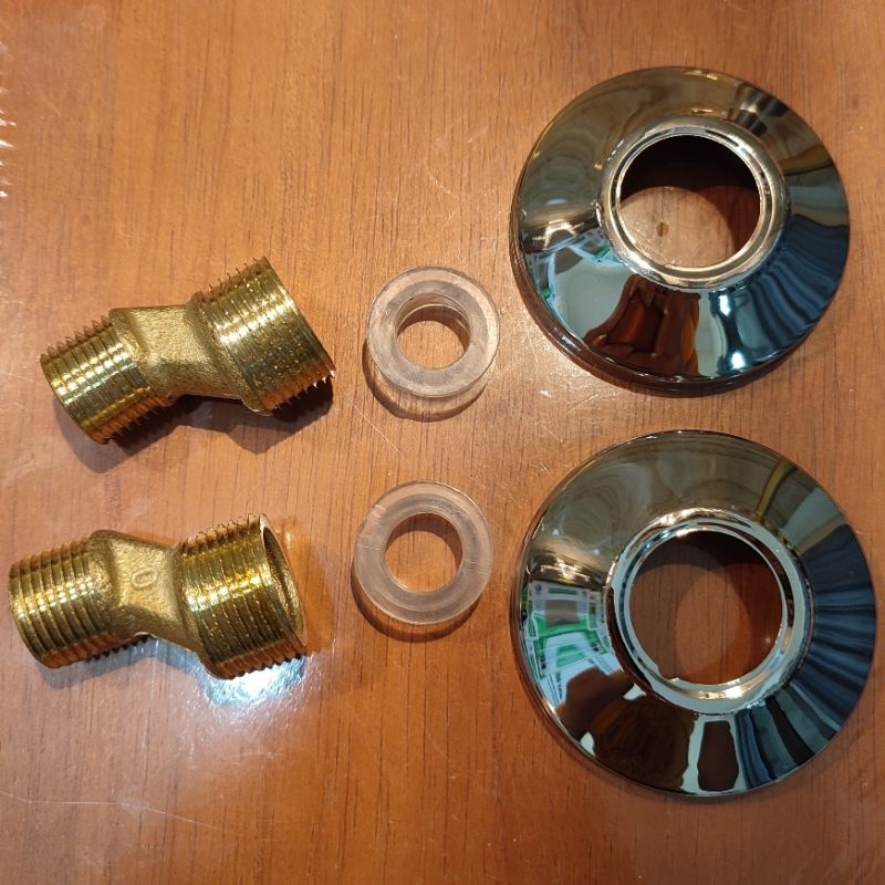 Jual Nepel Z 1/2 - 3/4 inch Sambungan Kran Mixer / Shower Sepasang ...