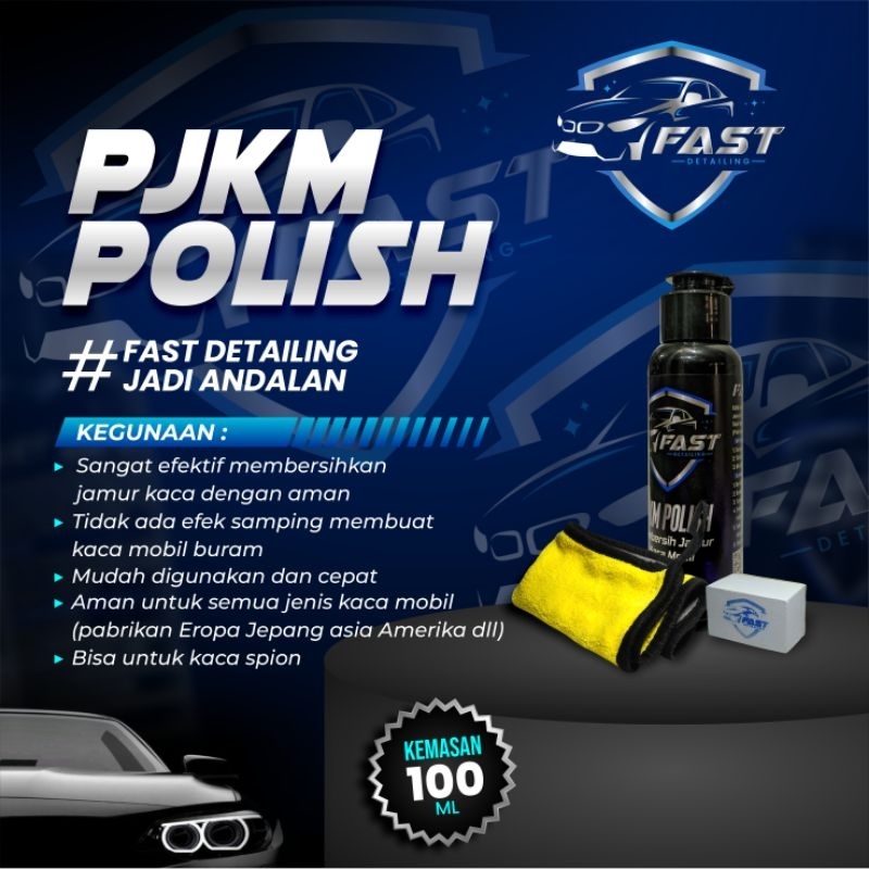 Jual PJKM POLISH + APLIKATOR FELT BLOCK BONUS KAIN LAP MICROFIBER ...