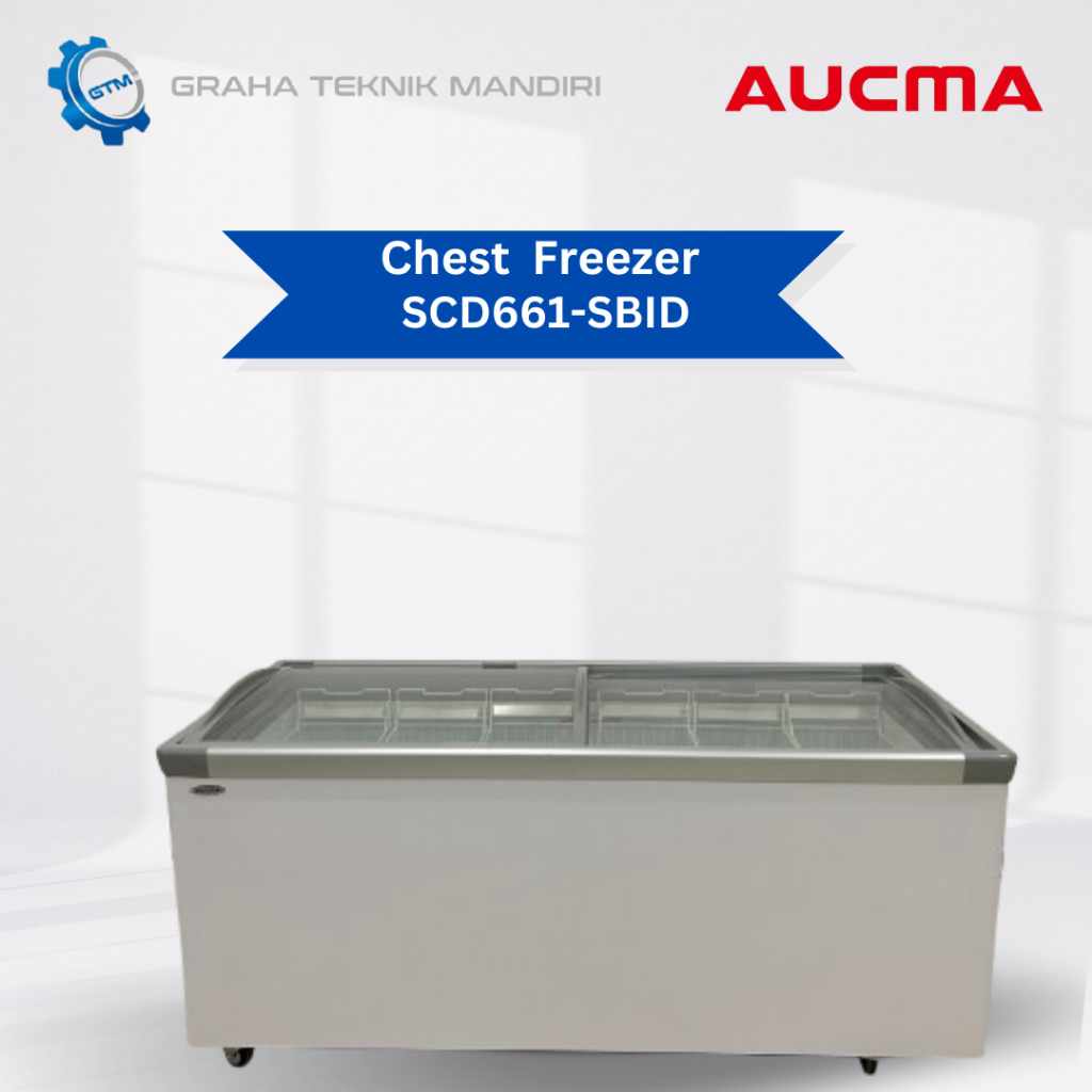 Jual Aucma Upright Freezer SCD661-SBID (SHOW UNIT) | Shopee Indonesia