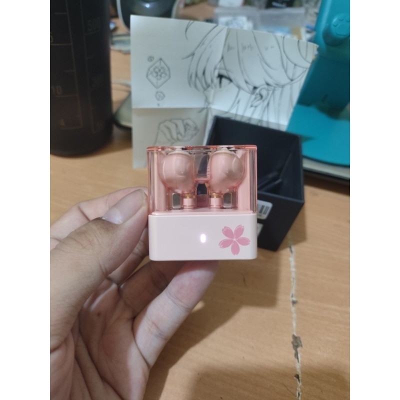 Jual TWS Headset Earbuds Moondrop Block Pink | Shopee Indonesia