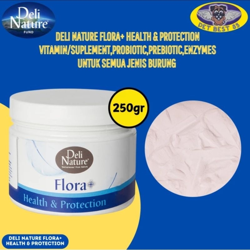 Jual Deli Nature Flora+ 250gr Vitamin /Suplement Burung Probiotic ...