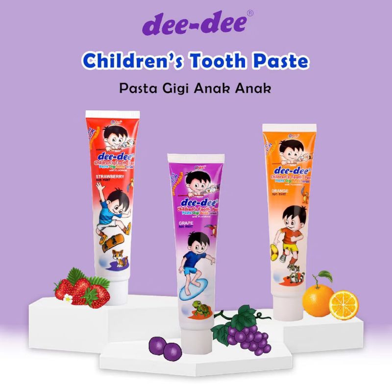 Jual Dee-Dee Dee Dee DeeDee Tooth Paste Pasta Gigi Odol Anak | Shopee ...
