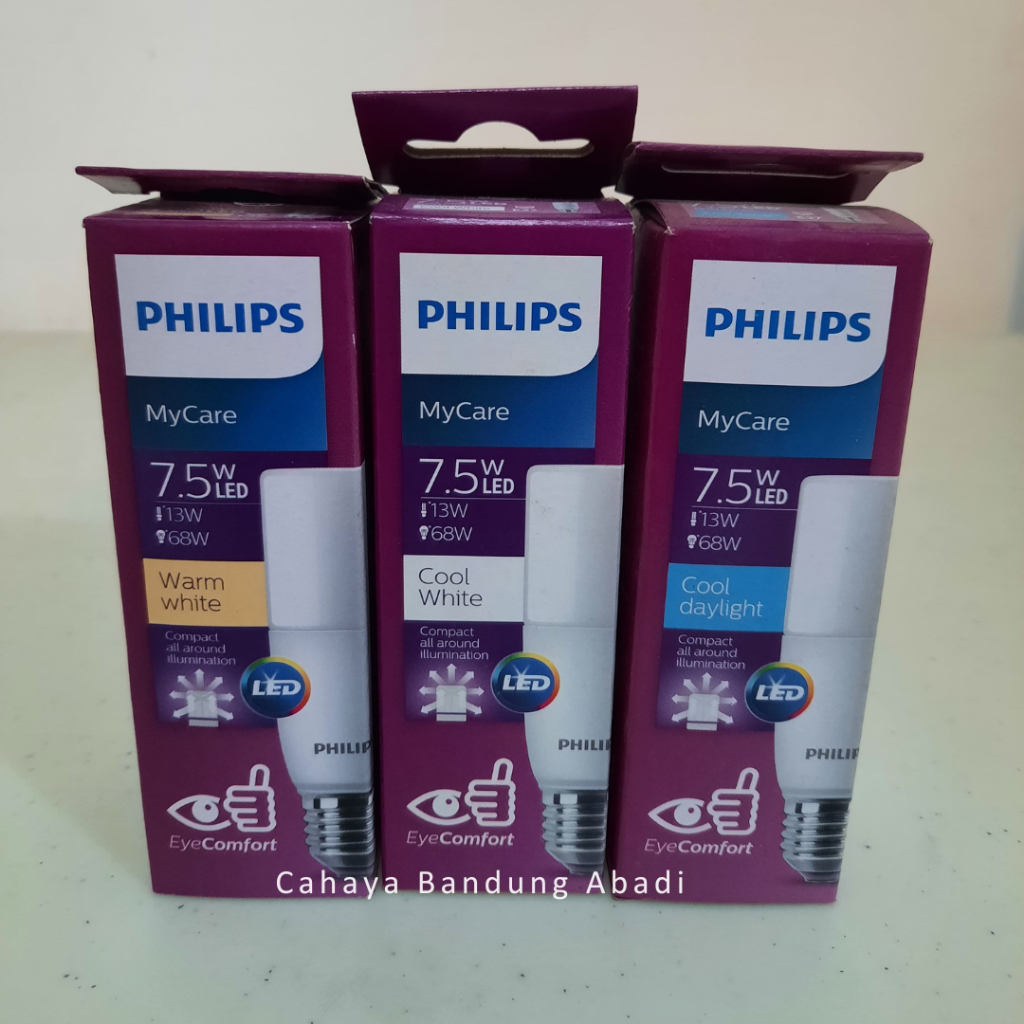 Jual Lampu Philips LED DL Stick 7.5 Watt 7,5W Putih Kuning Semi Putih ...