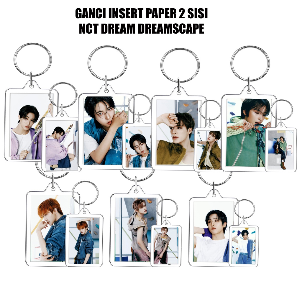 Jual ganci - gantungan kunci kotak insert paper korean kpop NCT DREAM ...