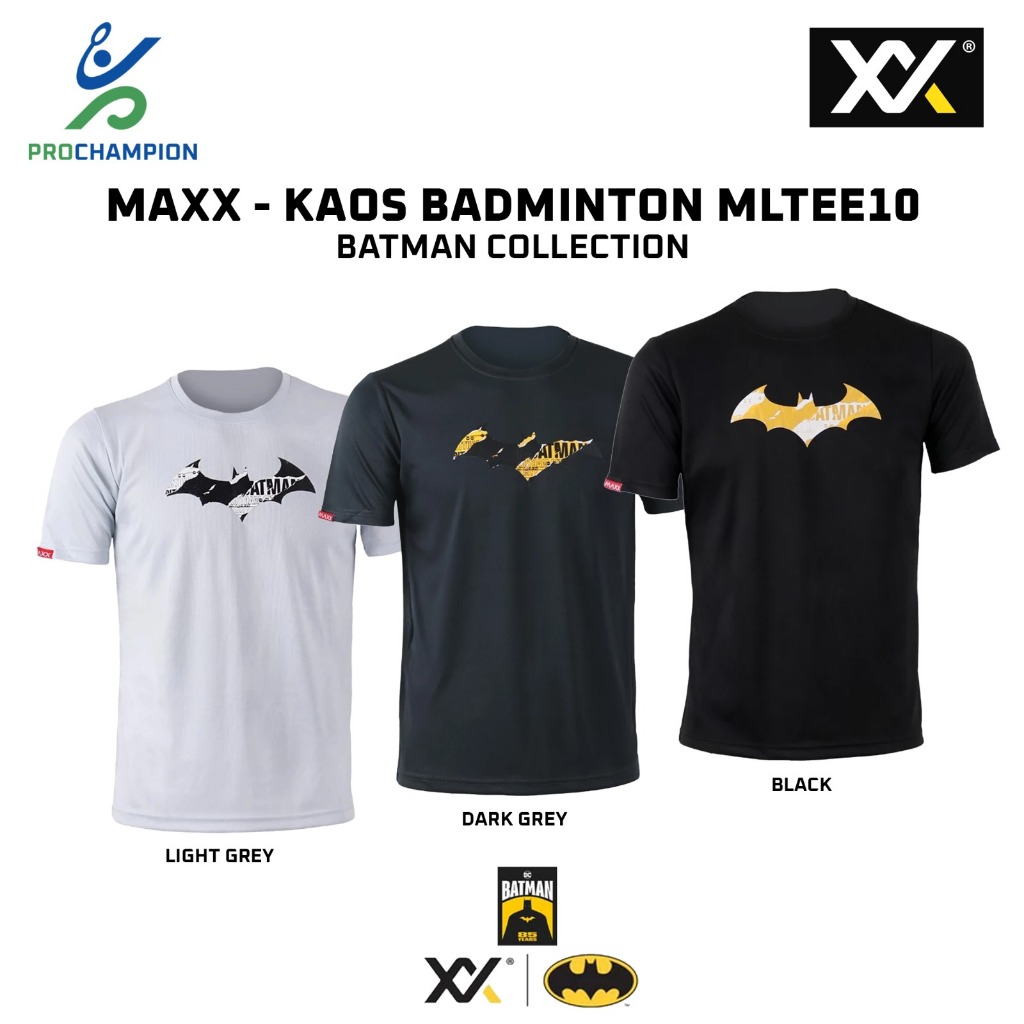 Jual New ! Kaos Jersey Badminton MAXX Spesial Edisi Batman MLTEE 10 ...