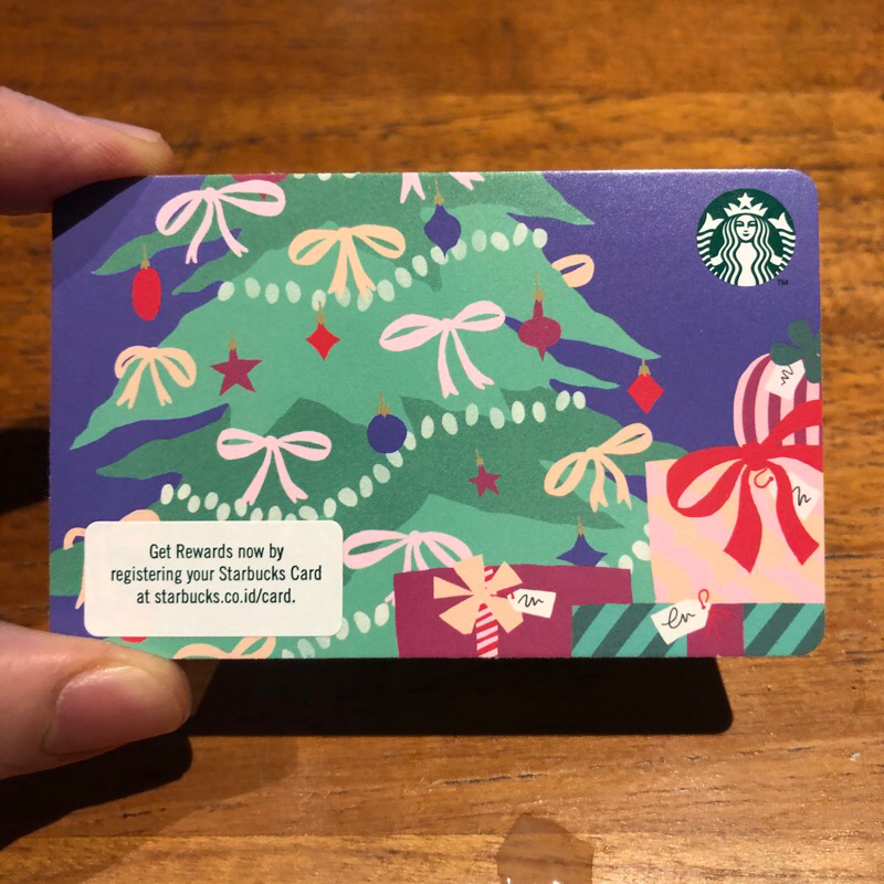 Jual Starbucks Card Indonesia - Christmas Tree - Holiday 2024 Ed ...