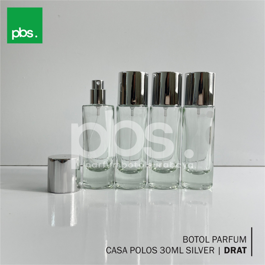 Jual Botol Parfum - Casa Polos tutup spray silver 30ml | Drat | 1 Lusin ...