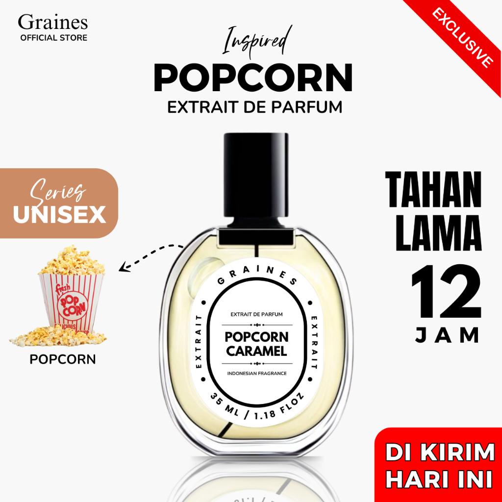 Jual Popcorn Extrait De Parfum - Parfum Aroma Popcorn Caramel Tahan ...