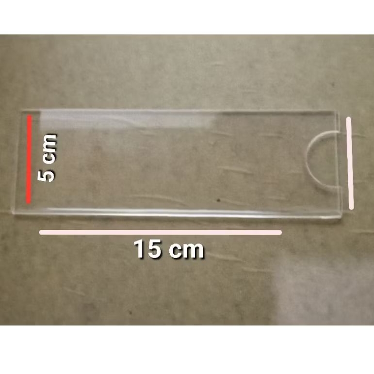 Jual akrilik display tempel uk 5 x 15 cm tebal 2 mm | Shopee Indonesia