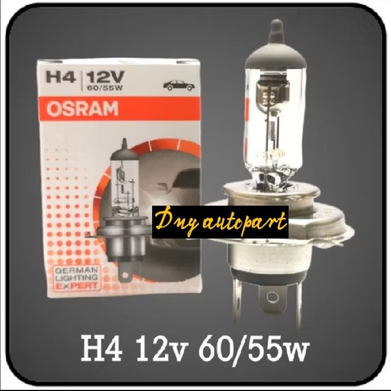 Jual Bohlam Halogen OSRAM H4 12V 60/55W | Shopee Indonesia