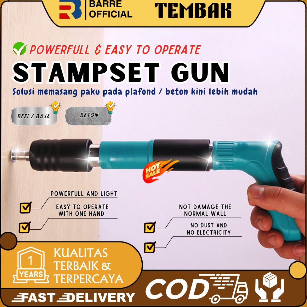 Jual Kualitas Tinggi BARRE Mini Stampset T5 Paku Beton Besi Ramset ...