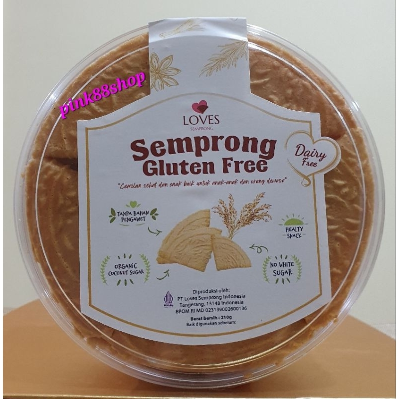 Jual Cemilan Sehat Snack Sehat Semprong Gluten Free - Loves Semprong ...