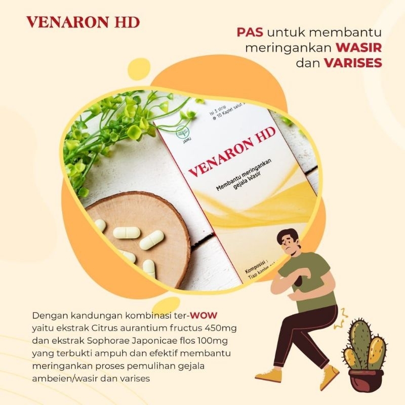Jual Venaron HD Original untuk wasir/ambeien Original, yang sudah ...