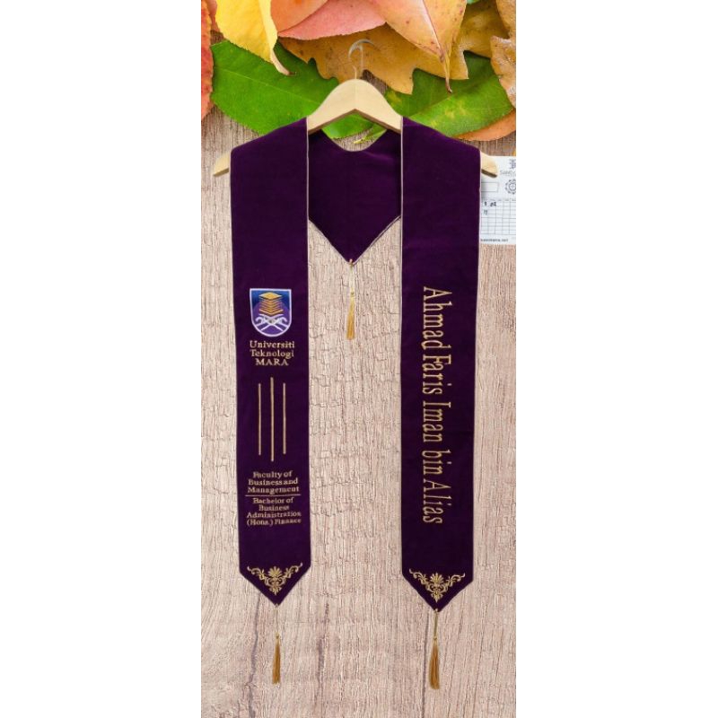 Jual Sash model kalung reques desain bebas dan logo berwarna | Shopee ...