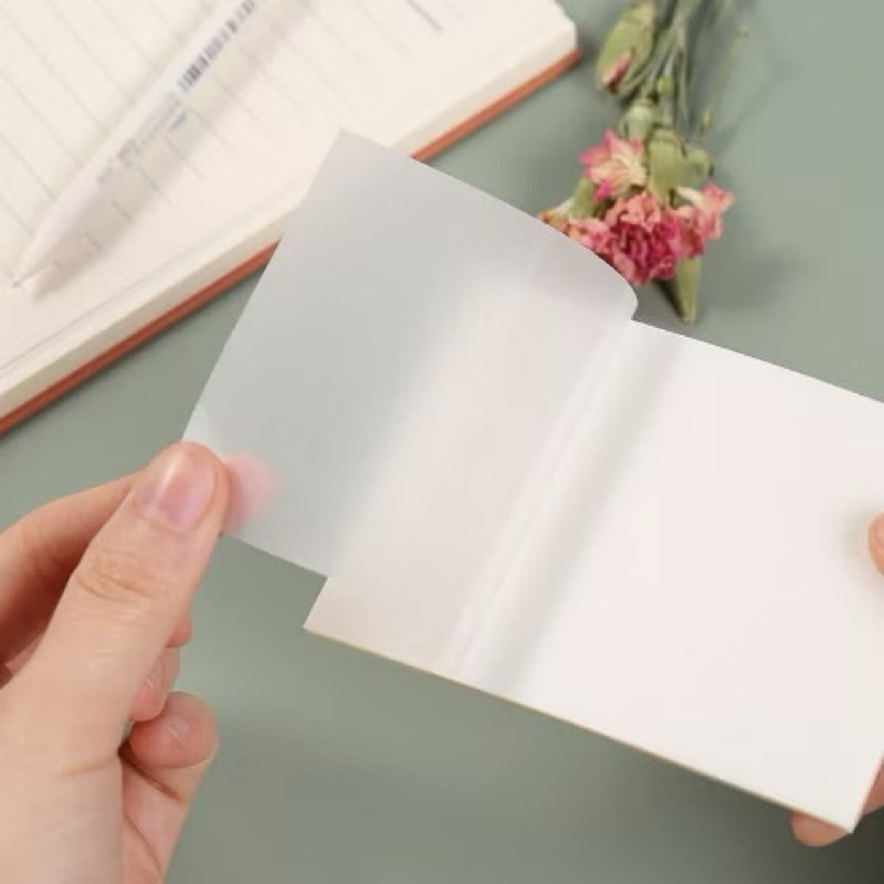 Jual Sticky Note Transparan Tahan Air untuk Kantor Sekolah 50 Lembar ...
