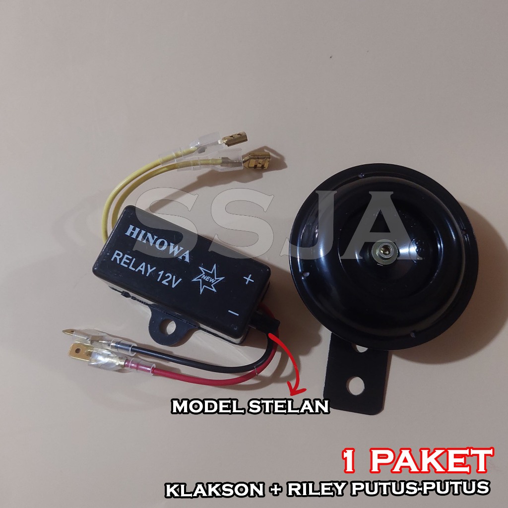 Jual PAKET RELAY MODUL KLAKSON PUTUS PUTUS 12 VOLT UNIVERSAL / RELAY ...
