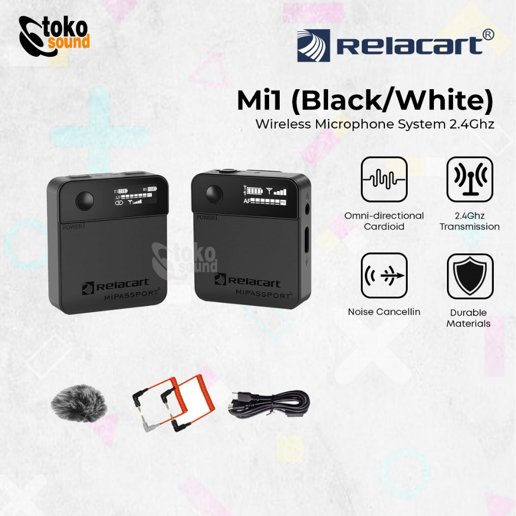 Jual Relacart MI1 MI 1 - Single Channel Digital Wireless Microphone ...