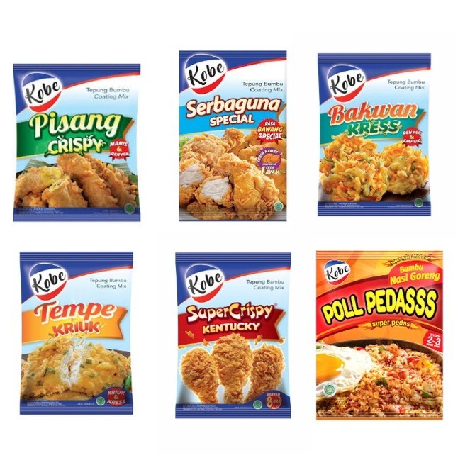Jual 1 Pcs Tepung Bumbu Kobe All Varian Rasa ( Per Sachet ) 75 Gr ...