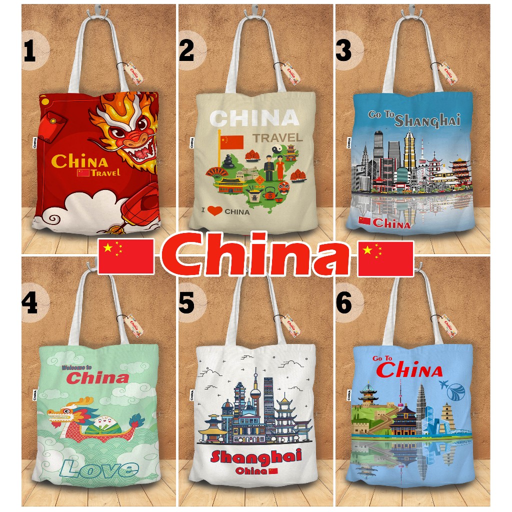 Jual TAS CHINA, KANVAS TAS SOUVENIR | Shopee Indonesia