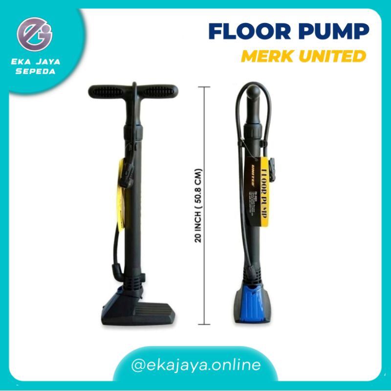 Jual Pompa Sepeda Floor Pump United PM 8800 | Shopee Indonesia