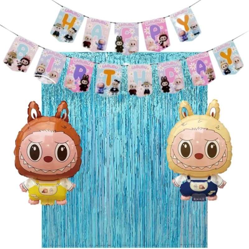 Jual LABUBU Paket perlengkapan dekorasi pesta ulang tahun LABUBU ...