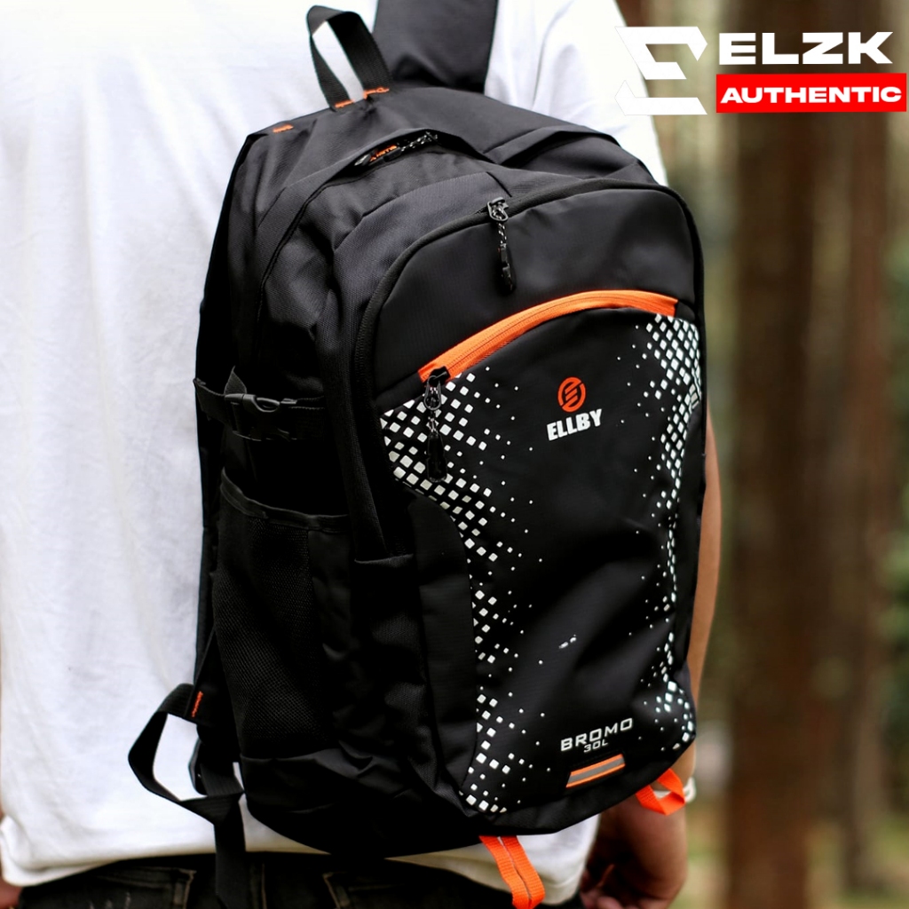 Jual Elzck Brm Tas Pria Ransel Backpack Outdoor Basic Simple Tas ...