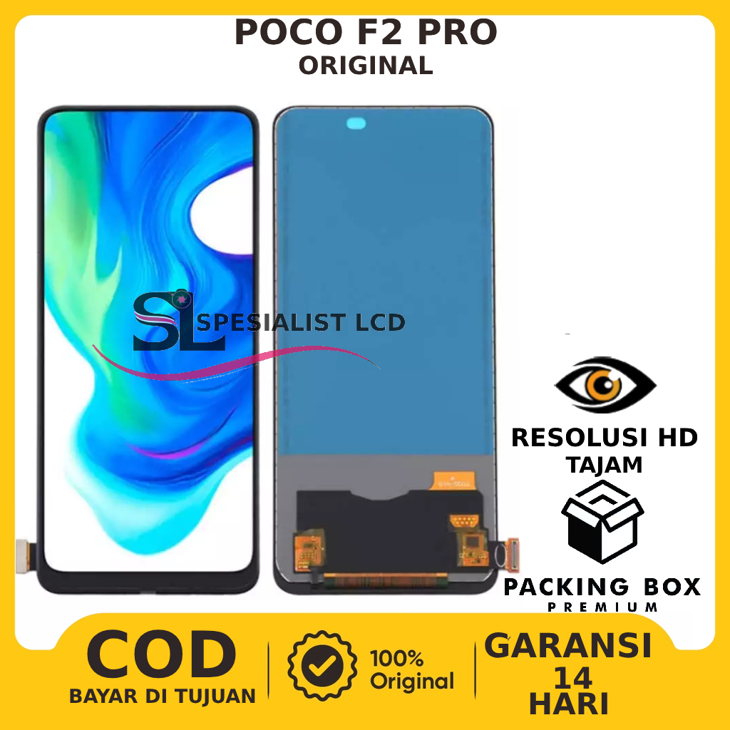 Jual LCD TOUCHSCREEN POCO F2 PRO ORIGINAL FULLSET GARANSI FREE LEM ...
