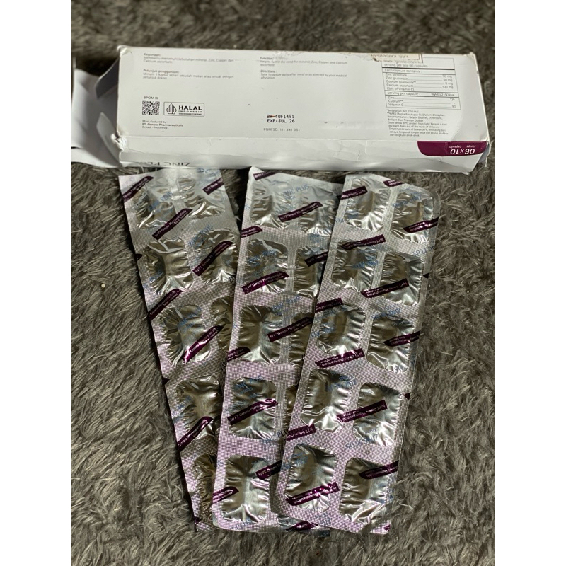 Jual THE ESSENTIAL MINERAL FOR YOUR BODY ZINC PLUS VITAMIN MINERAL ...