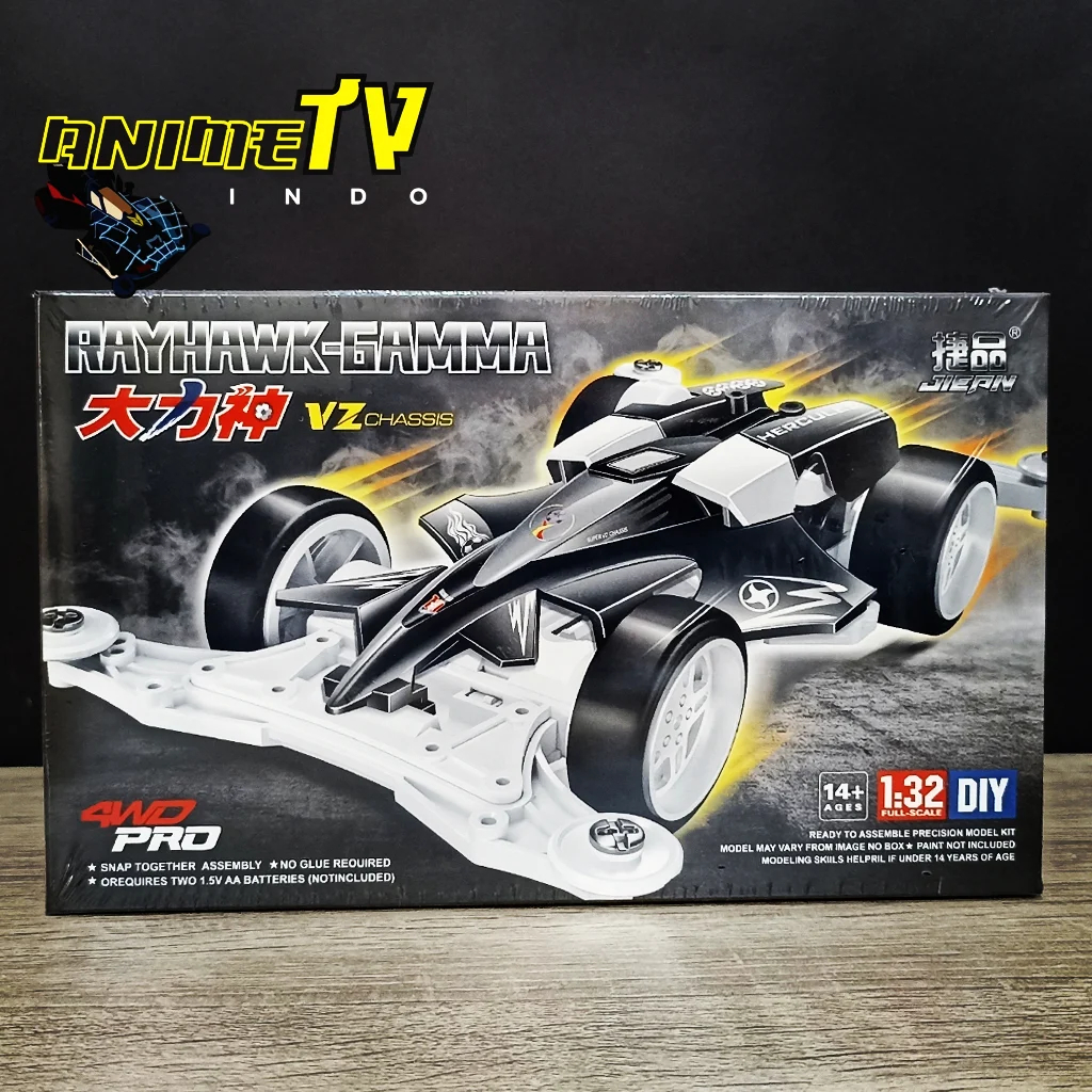 Jual Rep Tamiya Mini 4wd Rayhawk Gamma Merk Jiepin / Jeipin VZ Chassis ...