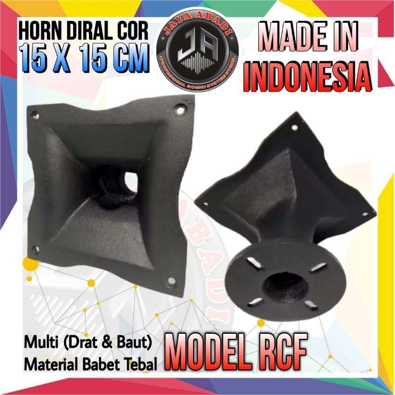Jual HORN DIRAL COR MULTI(DRAT&BAUT) 15X15 RCF ORIGINAL TEBAL | Shopee Indonesia