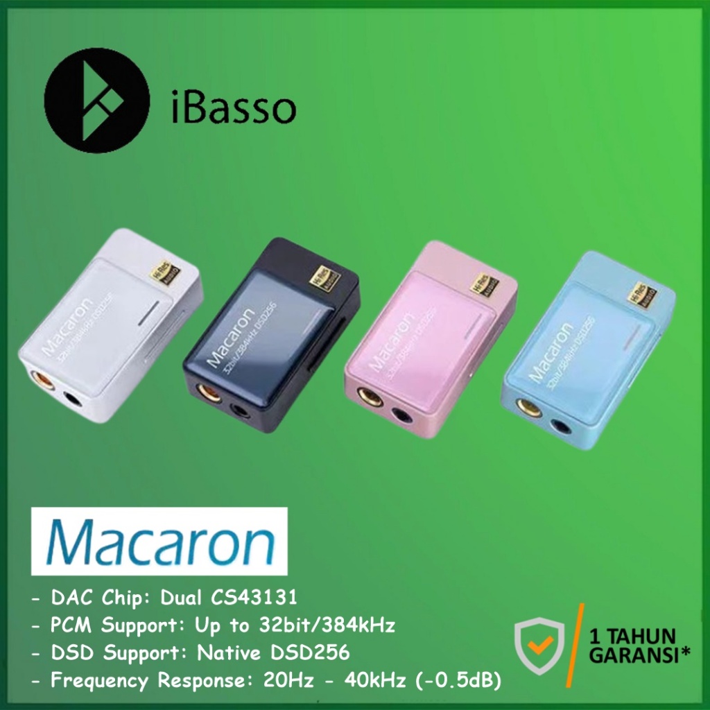 Jual iBasso Jr. Macaron Flagship DAC Dual chip CS43131 and Headphone ...