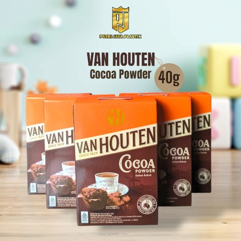 Jual VAN HOUTEN Cocoa Powder 40g || Cokelat Bubuk Van houten | Shopee ...
