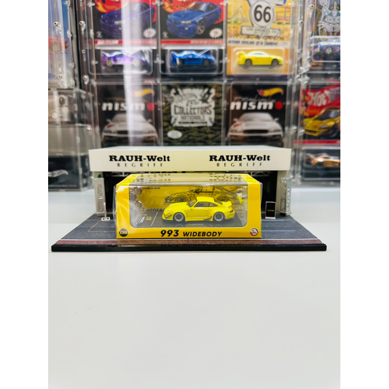 Jual CM Model 1:64 Porsche RWB 993 Widebody Yellow Indonesia Exclusive ...
