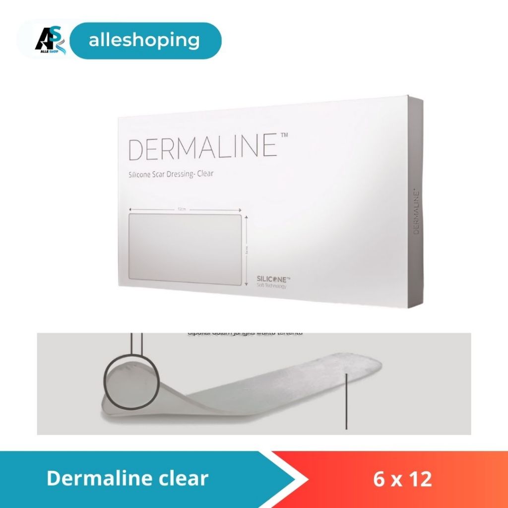 Jual Dermaline Clear Silicone Scar Sheet -6x12cm/pc | Shopee Indonesia