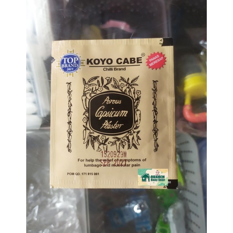 Jual Koyo Cabe Isi 10 Pcs Membantu Meredakan Nyeri Akibat Encok,Pegal ...