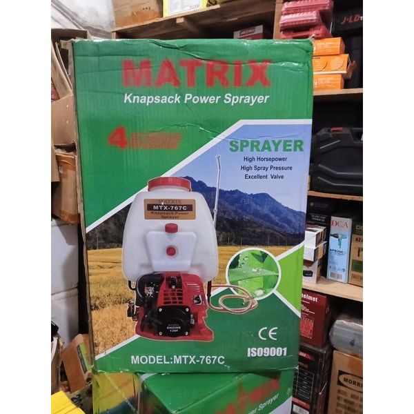 Jual Mesin Semprot Hama 4tak/Knapsack Power Sprayer 4Stroke Merk Matrix isi 20 Liter | Shopee ...