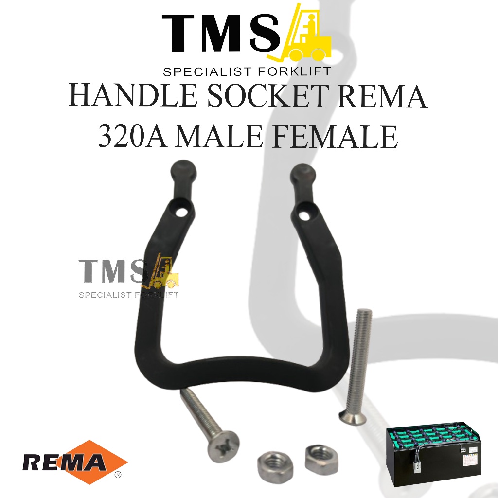 Jual Handle Socket Battery Rema 320A Male Female IP23 PLUG REMA Gagang ...